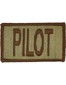 PILOT Duty Identifier Tab OCP with Fastener – Armed Forces Supply