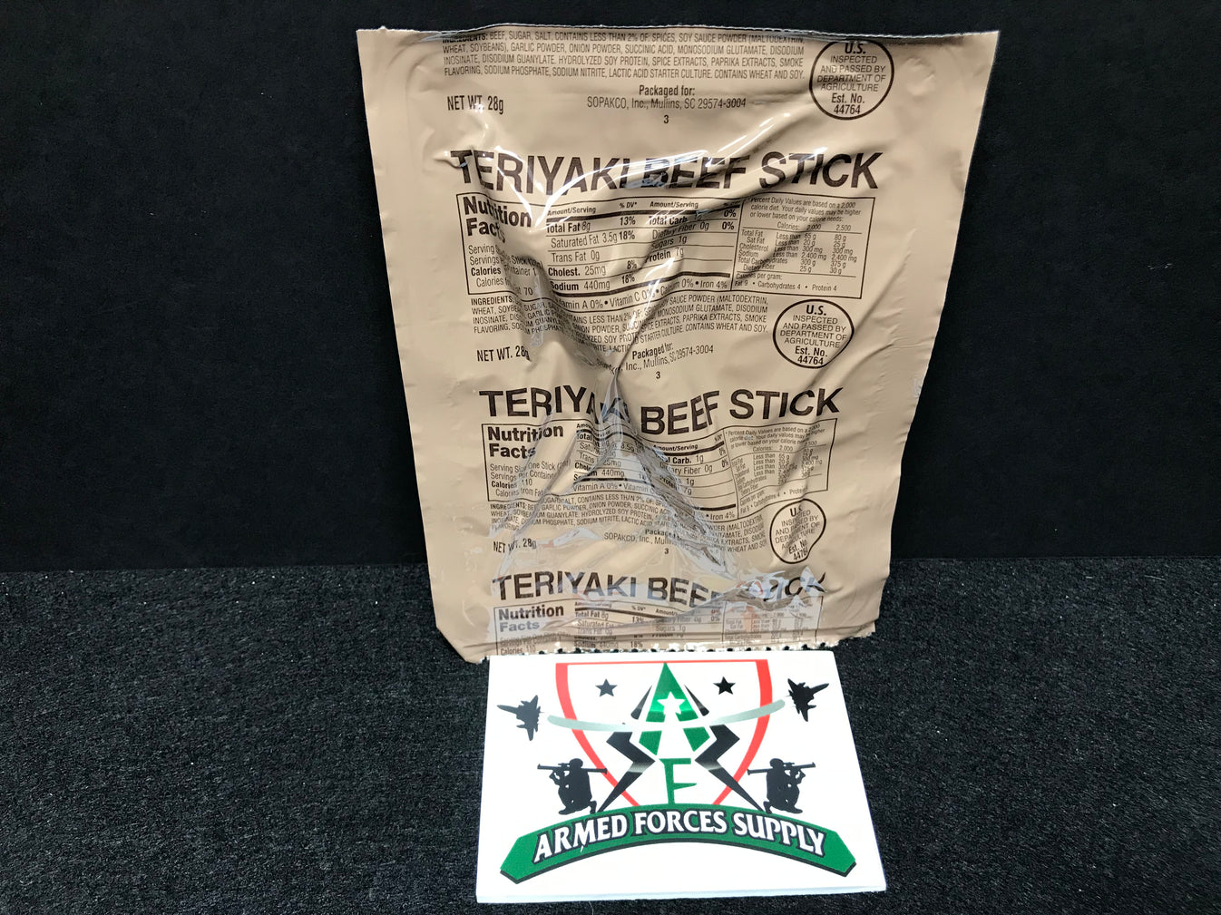 MRE TERIYAKI BEEF STICK – Armed Forces Supply