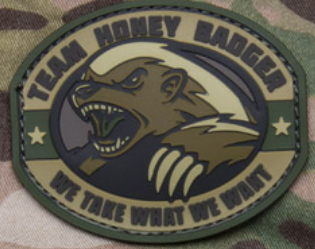 TEAM HONEY BADGER PVC MORALE PATCH – Armed Forces Supply
