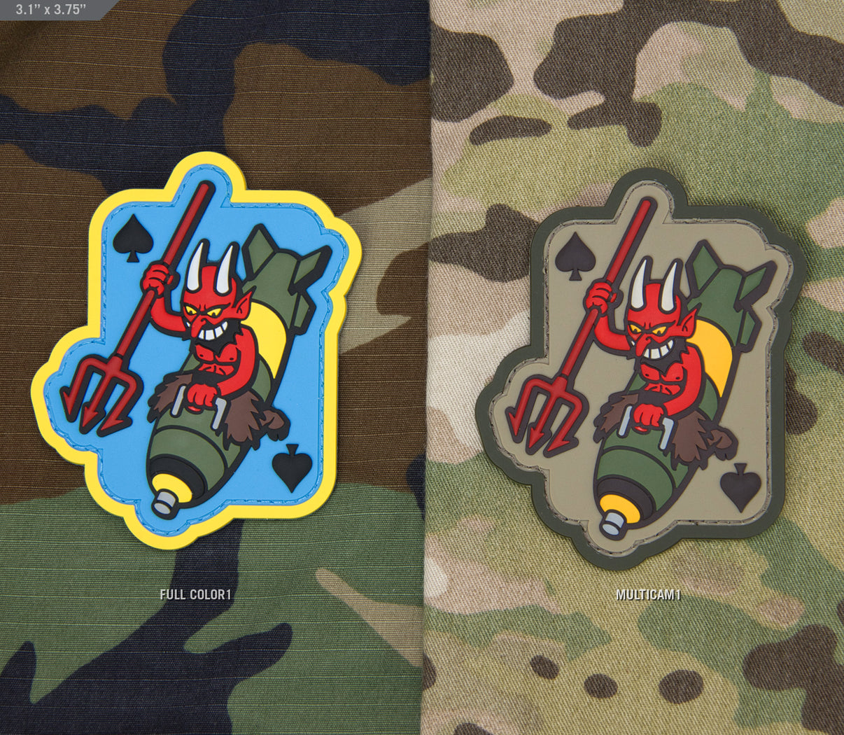 DEVIL BOMBER PVC MORALE PATCH – Armed Forces Supply
