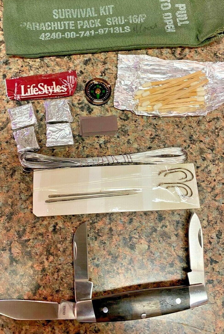 MILITARY PARACHUTE SURVIVAL KIT – Armed Forces Supply